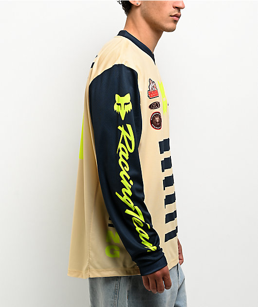 Fox Super Trick 180 Yellow Long Sleeve Jersey | Zumiez