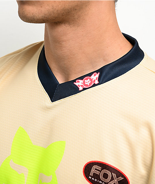 Fox Super Trick 180 Yellow Long Sleeve Jersey | Zumiez