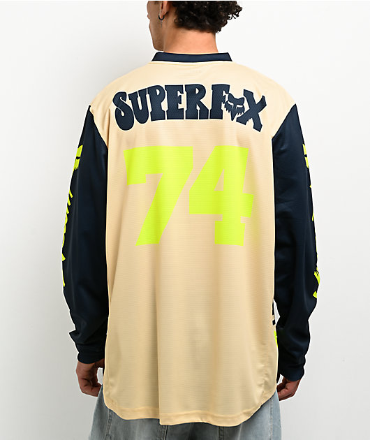 Fox Super Trick 180 Yellow Long Sleeve Jersey | Zumiez