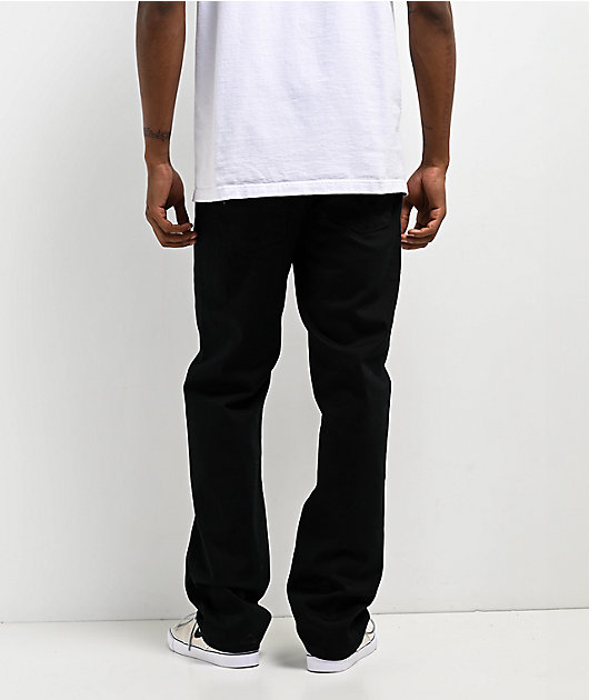 Freeworld Black Denim Straight Fit Jeans | Zumiez