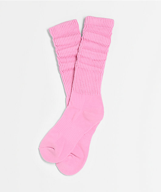 Freeworld Fame Pink Slouch Socks | Zumiez