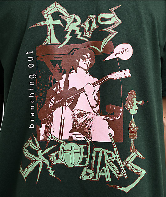 Frog Branching out Bootleg Green T-Shirt | Zumiez