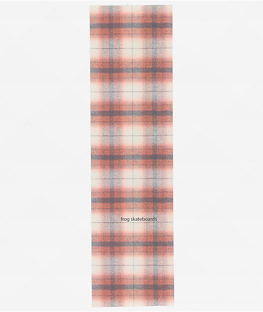 Frog Skateboards Orange Flannel Grip Tape | Zumiez