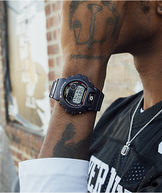 G-Shock DW6900RL-1 Black & Red Digital Watch | Zumiez