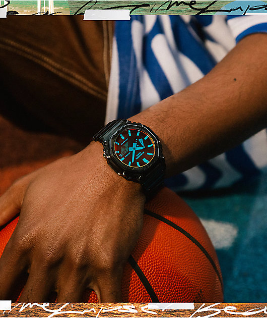 G-Shock GA2100TLS-8A Radiant Dial Translucent Grey Analog Watch | Zumiez