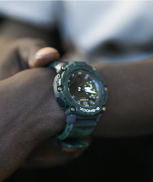 G-Shock GA2200MFR-3A Mystic Forest Green Digital & Analog Watch | Zumiez