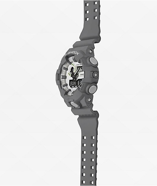 G-Shock GA700HD-8A Grey & Glow In The Dark Analog Watch | Zumiez