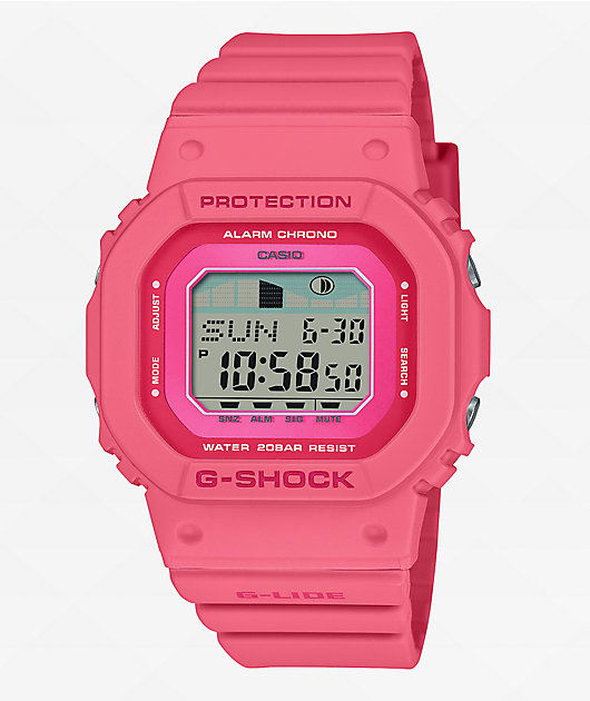 G-Shock Johnson GLIDE GLXS5610-4 Pink Digital Watch | Zumiez