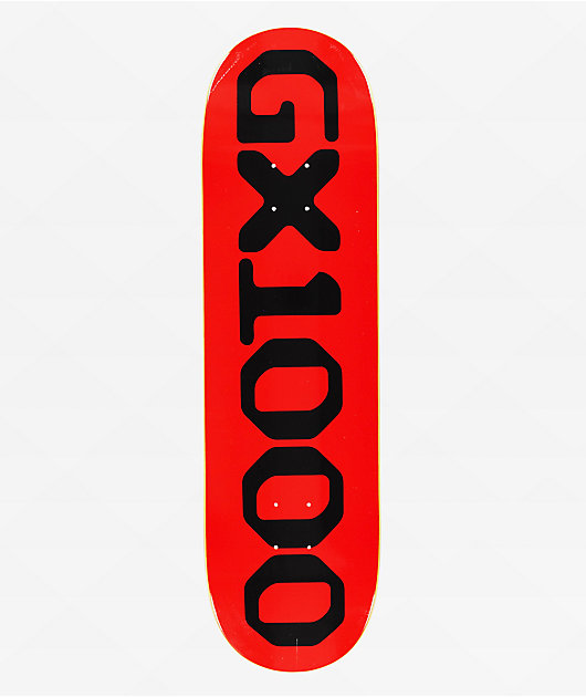 GX1000 OG Logo Red 8.75" Skateboard Deck | Zumiez