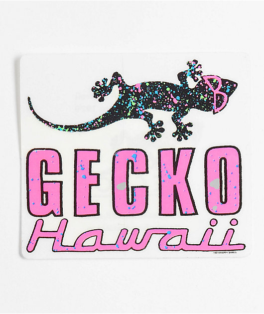Gecko Hawaii Galaxy Gecko Sticker | Zumiez