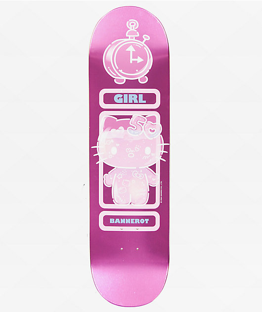 Girl x Hello Kitty Bannerot 50th Anniversary 8.5" Skateboard Deck | Zumiez