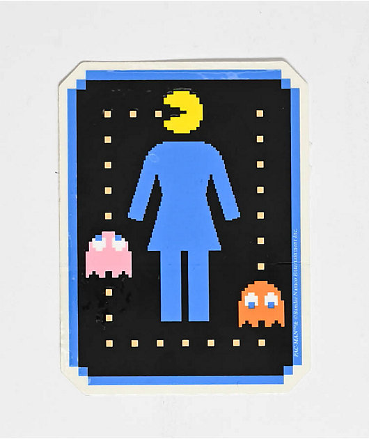 Girl x Pac-Man Sticker | Zumiez