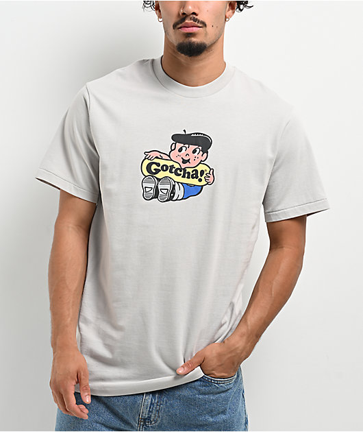 Gotcha Candy Grey T-Shirt | Zumiez