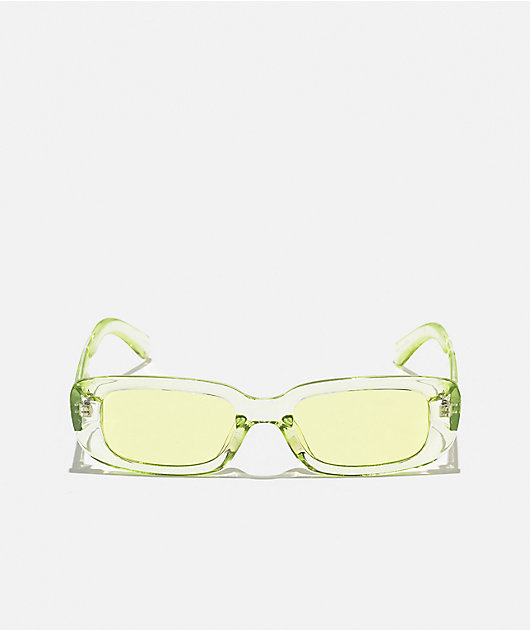 Green Rectangle Sunglasses | Zumiez