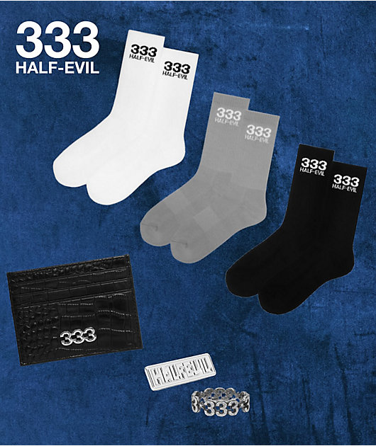 HALF EVIL 333 Star Silver Ring | Zumiez
