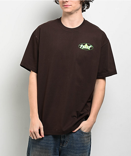 HUF Andromeda Brown T-Shirt | Zumiez