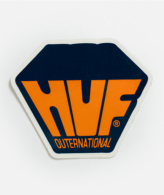 HUF Big Block Sticker | Zumiez
