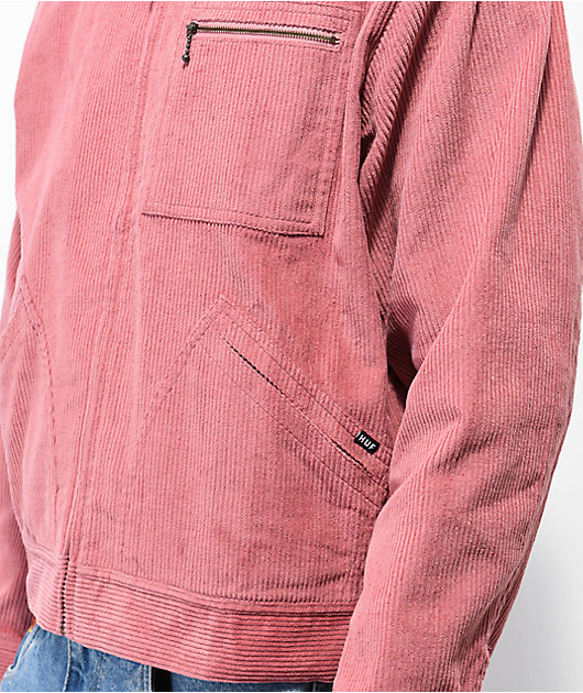 HUF Dusty Rose Corduroy Trucker Jacket | Zumiez