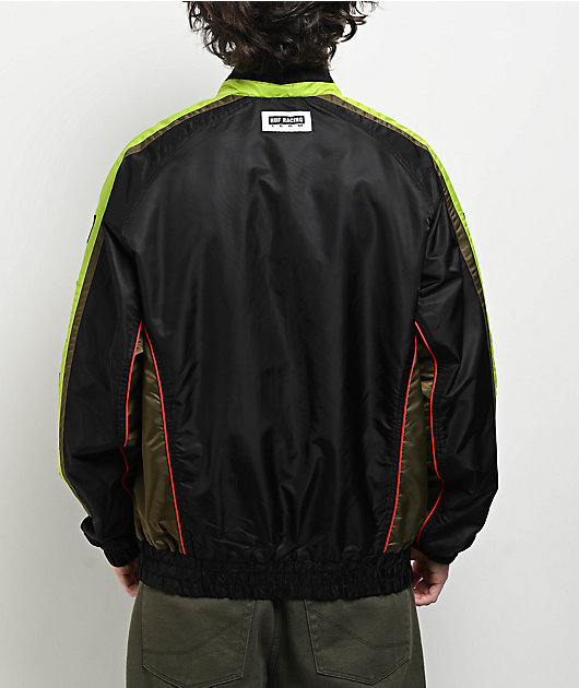 HUF Moto Black & Green Jacket | Zumiez