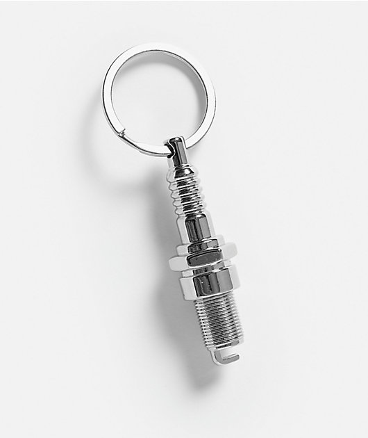 HUF Spark It Up Silver Keychain | Zumiez