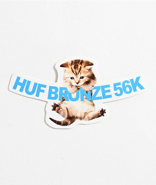 HUF x Bronze 56K Hang In There Sticker | Zumiez