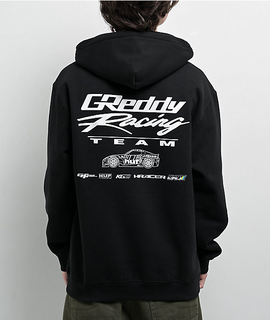 HUF x GReddy Drift Black Hoodie | Zumiez