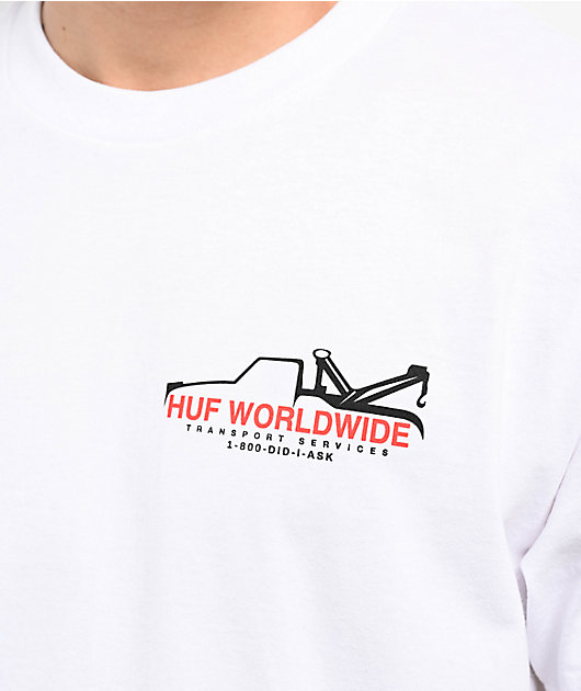 HUF x Greddy Tour White T-Shirt | Zumiez
