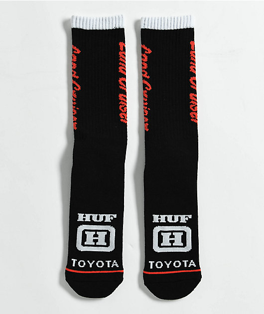 HUF x Land Cruiser Black Crew Socks | Zumiez