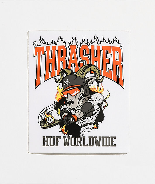 HUF x THRASHER Rincon Sticker | Zumiez