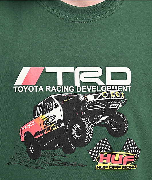 HUF x Toyota Racing Development Ensenada Green T-Shirt | Zumiez