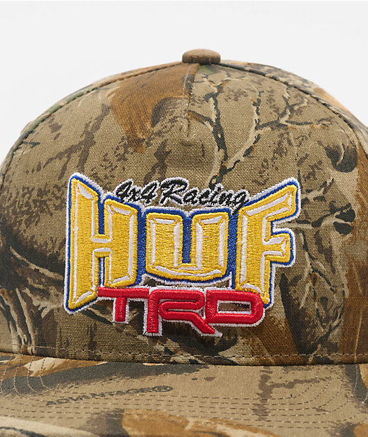 HUF x Toyota TRD Woodsman Camo Snapback Hat | Zumiez