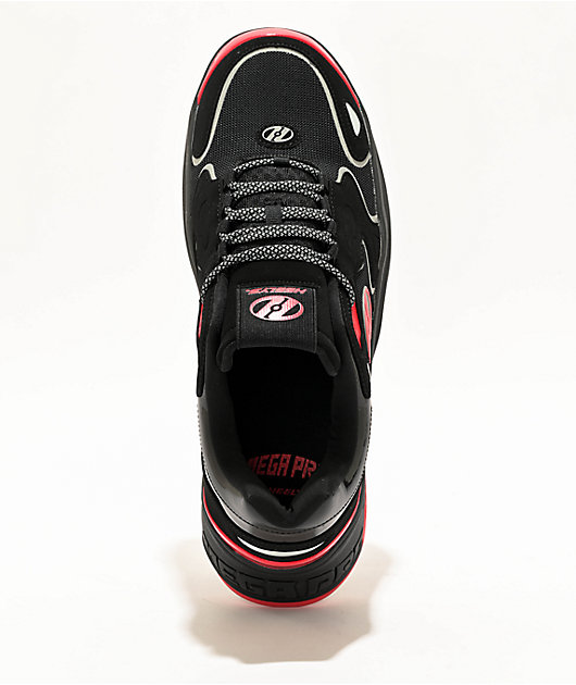 Heelys Mega Pro Black & Red Shoes | Zumiez