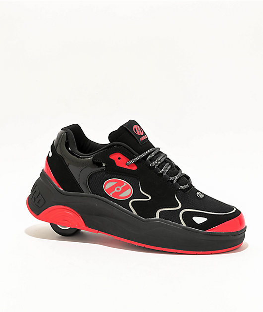 Heelys Mega Pro Black & Red Shoes | Zumiez