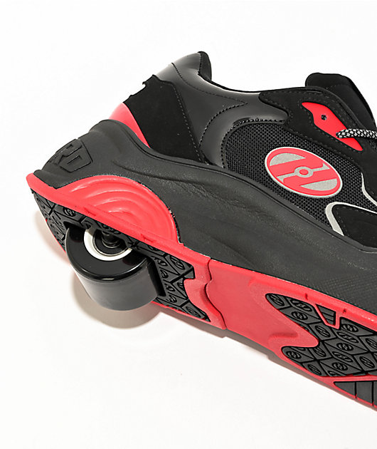 Heelys Mega Pro Black & Red Shoes | Zumiez