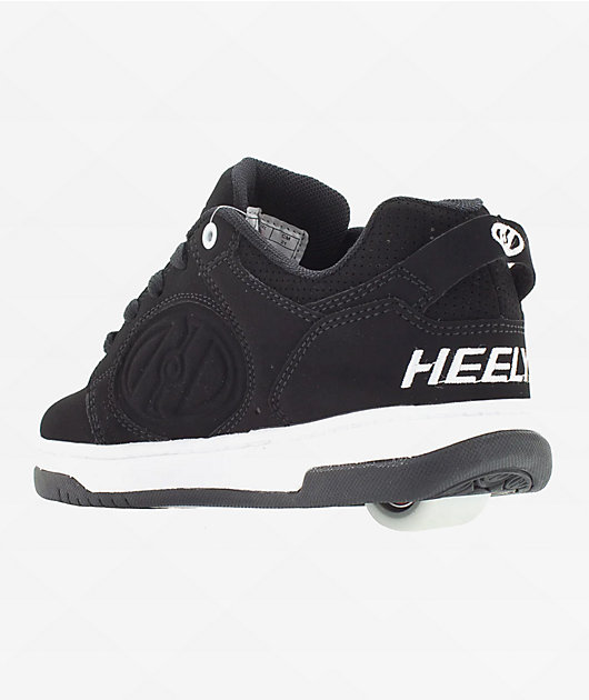 Heelys Voyager Black & White Shoes | Zumiez