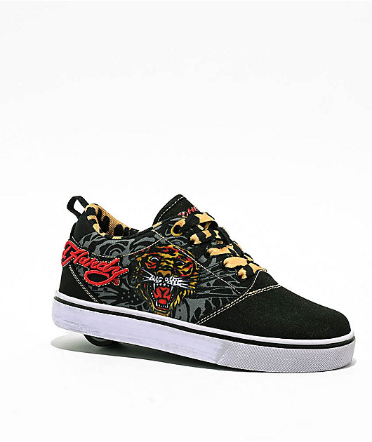 Heelys x Ed Hardy Pro 20 Black Cream Shoes