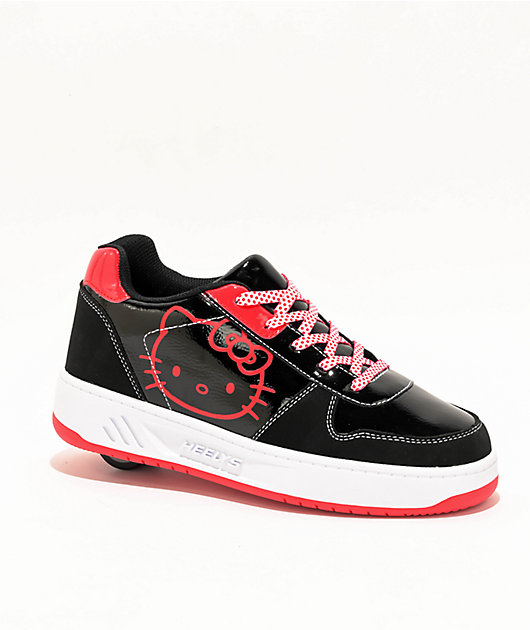 Heelys x Hello Kitty Kids Kama Black & Red Shoes | Zumiez