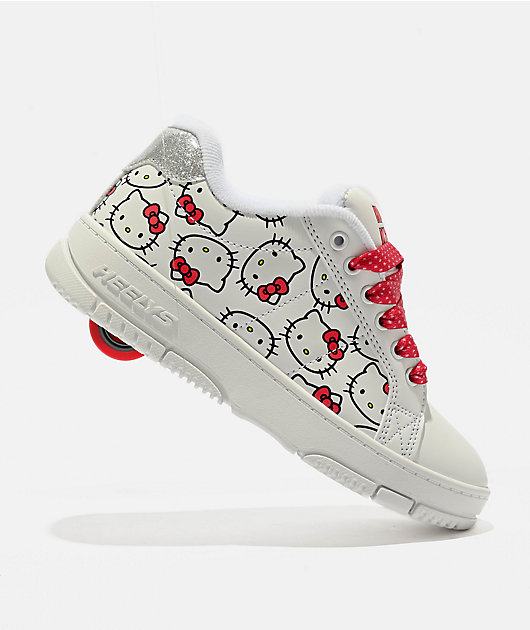 Heelys x Hello Kitty Kids Kolect White & Red Shoes | Zumiez