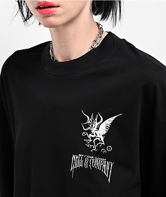 Hell & Company Call Me Black Long Sleeve T-Shirt | Zumiez
