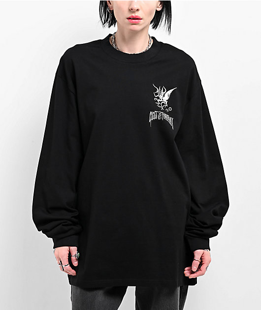 Hell & Company Call Me Black Long Sleeve T-Shirt | Zumiez
