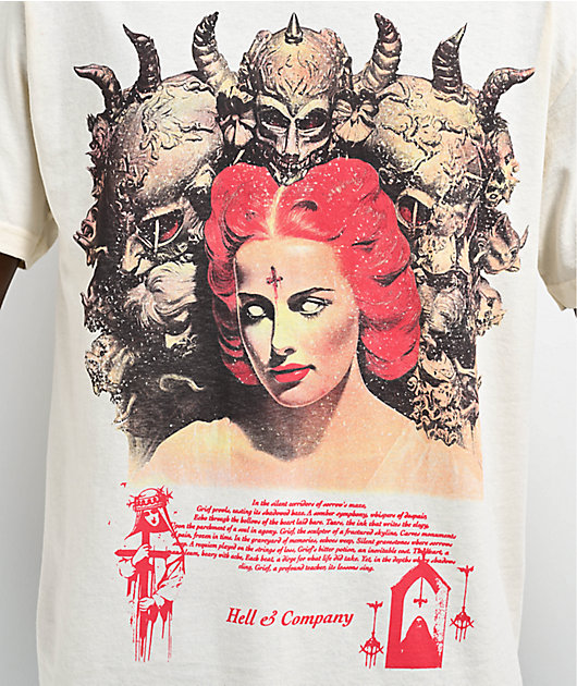 Hell & Company Grief Natural T-Shirt | Zumiez