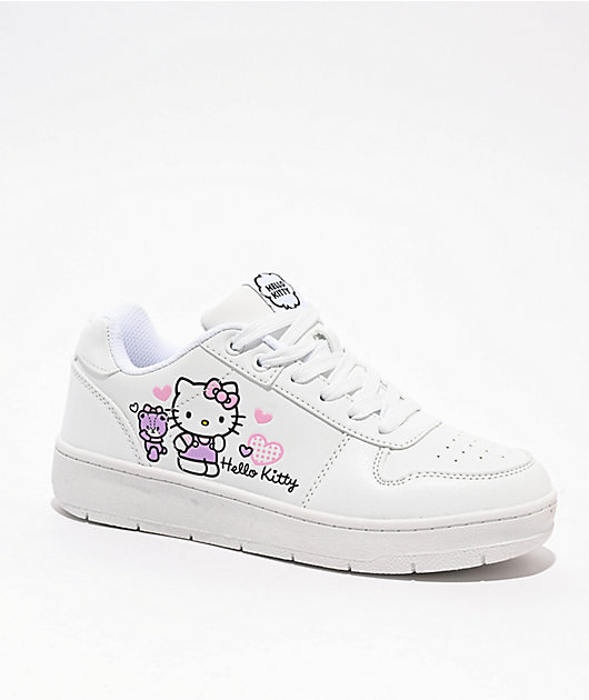 Hello Kitty Court White Shoes | Zumiez