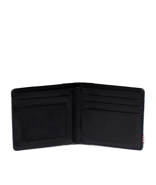 Herschel Supply Co. Hank Raven Crosshatch Bifold Wallet | Zumiez