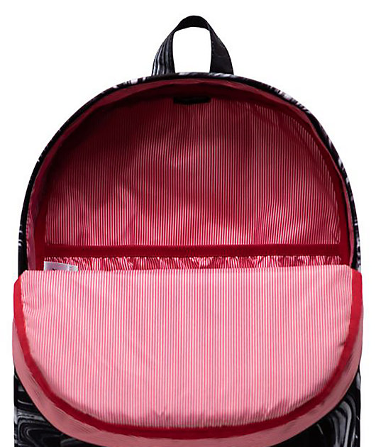 herschel backpack inside red