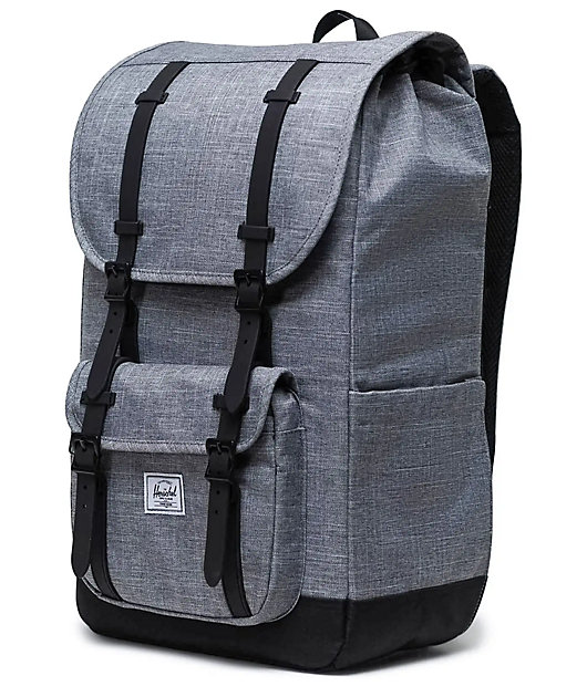 Herschel Supply Co. Little America Eco Raven Crosshatch Backpack | Zumiez