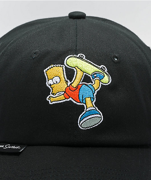 Herschel Supply Co. x The Simpsons Sylas Bart Black Strapback Hat | Zumiez