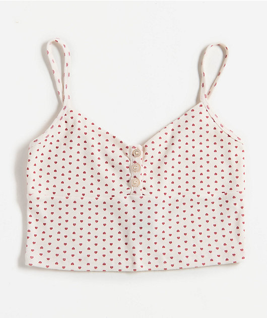 Hesperus Heart White Bralette | Zumiez
