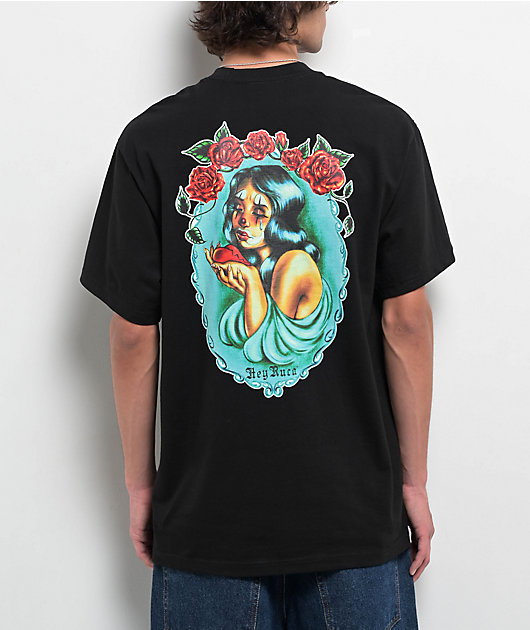 Hey Ruca Heartbroken Black T-Shirt | Zumiez
