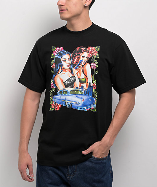 Hey Ruca Slide Through Black T-Shirt | Zumiez