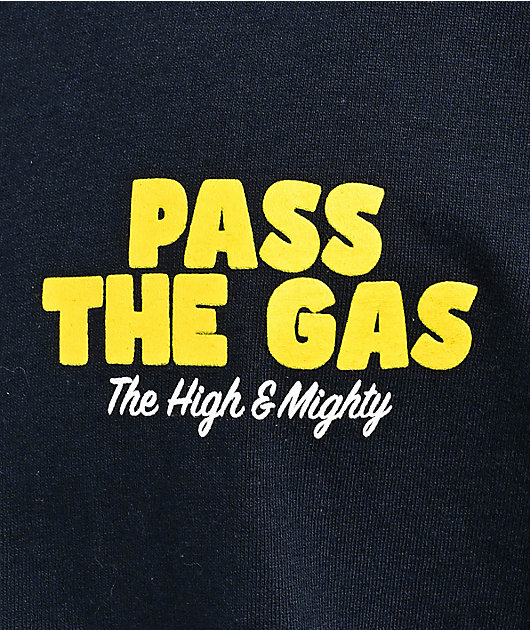 High & Mighty Gas Navy T-Shirt | Zumiez